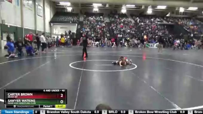 46 lbs Champ. Round 2 - Carter Brown, Ready RP vs Sawyer Watkins, Hoxie ...