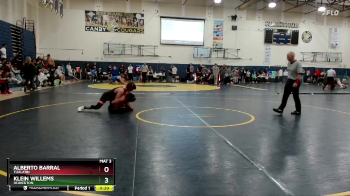 175 lbs Consolation 1st - Klein Willems, Beaverton vs Alberto Barral ...