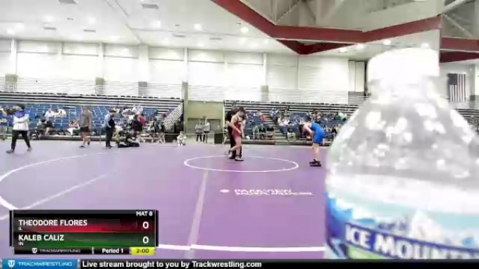 126 lbs Cons. Round 3 - Theodore Flores, IL vs Kaleb Caliz, IN