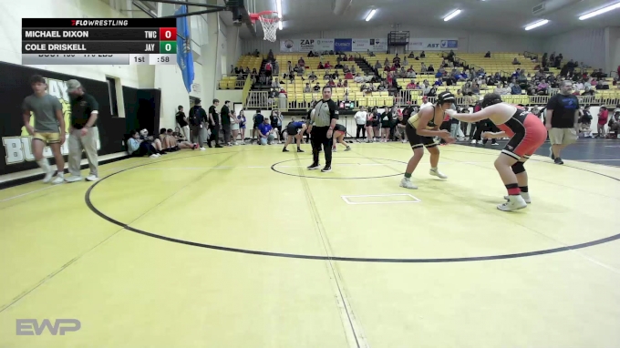 170 lbs Consi Of 8 #2 - Michael Dixon, Tahlequah Wrestling Club vs Cole ...