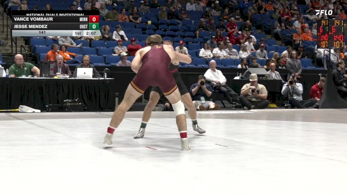 141 lbs Quarters & 1st Wb (16 Team) - Jesse Mendez, Ohio State vs Vance ...