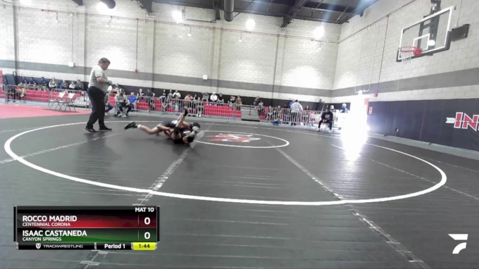 120 lbs Champ. Round 1 - Rocco Madrid, Centennial Corona vs Isaac ...