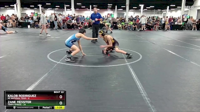 100 lbs Round 6 (8 Team) - Zane Messiter, Terps Xpress vs Kalob ...