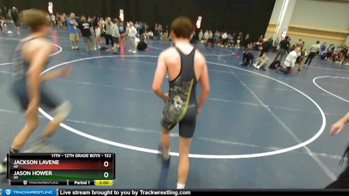 132 lbs Champ. Round 1 - Jackson Lavene, NE vs Jason Hower, WI