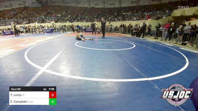 58 lbs Semifinal - Tuff Jump, BullTrained vs Chattan Campbell ...