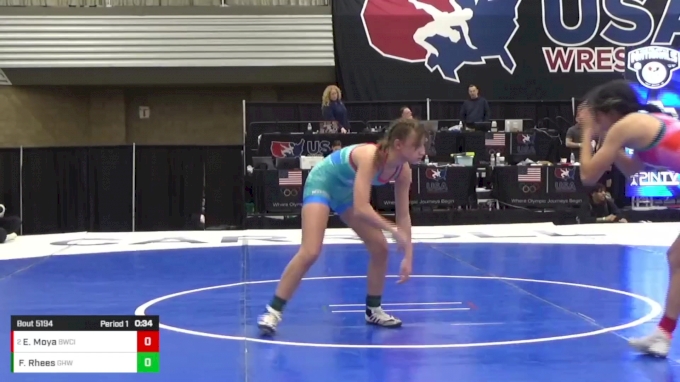 14U Girls - 100 lbs 1st Place Match - Farynn Rhees, Greater Heights ...