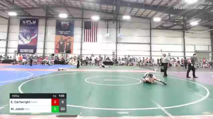 112 lbs Round Of 16 - Ethan Cartwright, All-American Wrestling Club vs ...