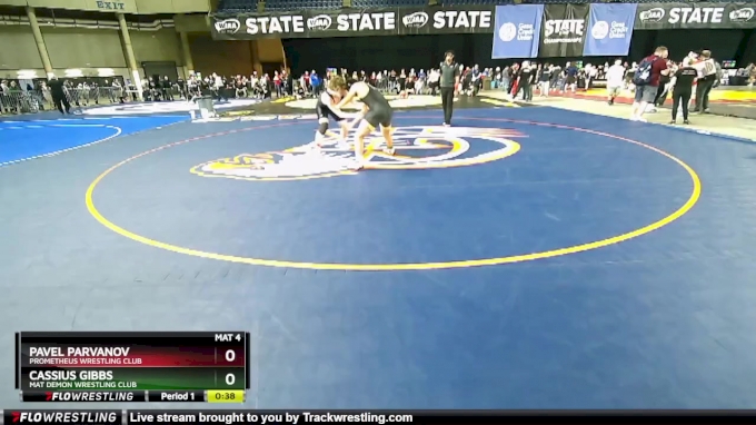 175 lbs Semifinal - Pavel Parvanov, Prometheus Wrestling Club vs Cassius Gibbs, Mat Demon ...