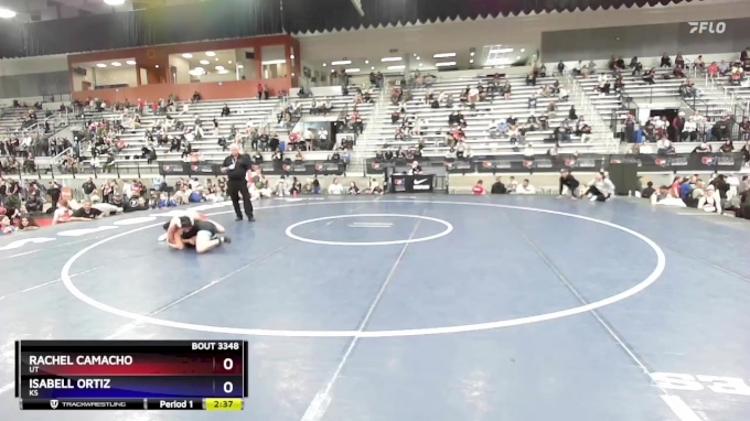 53 lbs Cons. Round 3 - Rachel Camacho, UT vs Isabell Ortiz, KS