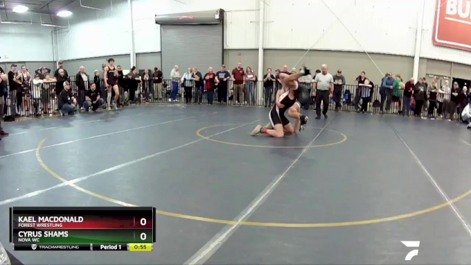 165 lbs Semifinal - Cyrus Shams, Nova WC vs Kael Macdonald, Forest ...