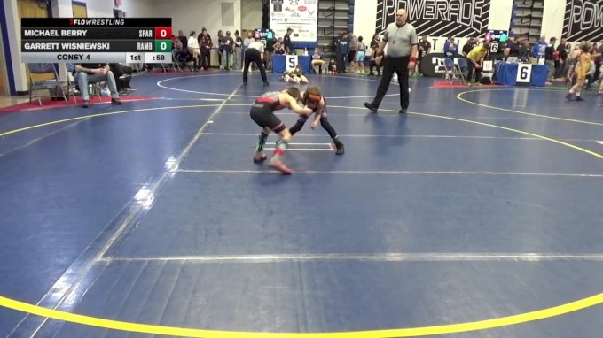 65 lbs Consy 4 - Michael Berry, Spartan W.C. vs Garrett Wisniewski ...