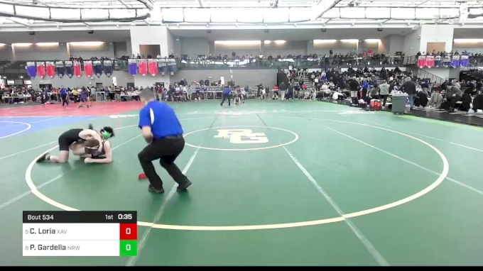 126 lbs Consolation - Cael Loria, Xavier vs Phoenix Gardella, Norwalk