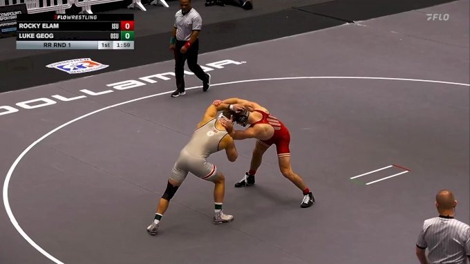 197 lbs Rr Rnd 1 - Rocky Elam, Iowa State vs Luke Geog, Ohio State
