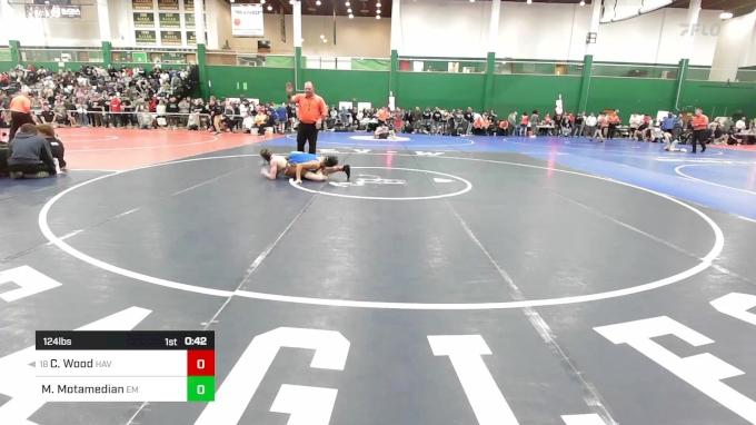 124 lbs Consi Of 16 #1 - Cale Wood, Haverhill vs Matthew Motamedian ...