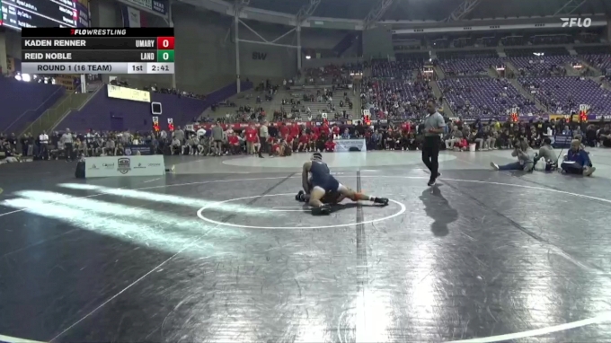 157 lbs Round 1 (16 Team) - Kaden Renner, UMary vs Reid Noble, Lander