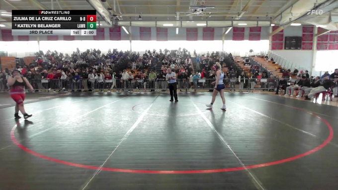 138 lbs 3rd Place - Zulma De La Cruz Carillo, New Bedford vs Katelyn ...