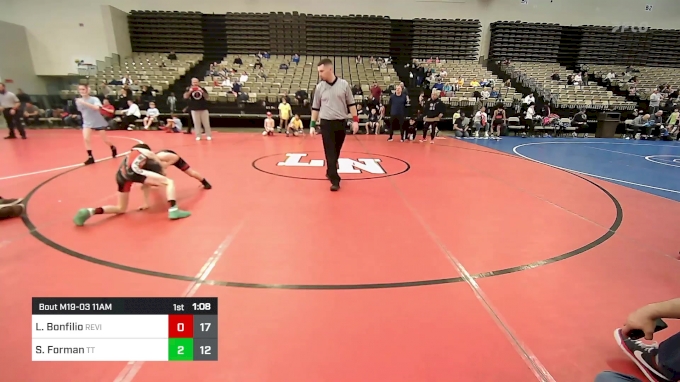 69 lbs Rr Rnd 3 - Logan Bonfilio, Revival Yellow vs Sam Forman, Team Tugman