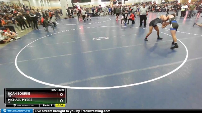 160 lbs Champ. Round 4 - Michael Myers, NE vs Noah Bourke, MO