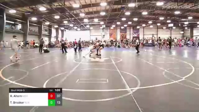 195 lbs Rr Rnd 2 - Ryan Ahern, Michigan Grapplers vs Tomas Brooker, RL ...