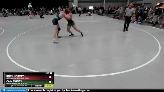 190 lbs Champ. Round 1 - Cain Tigges, Moen Wrestling Academy vs Rory ...
