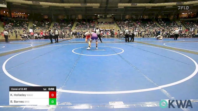 170 lbs Consi Of 8 #2 - Kaden Holladay, Wagoner Takedown Club vs Blayne ...