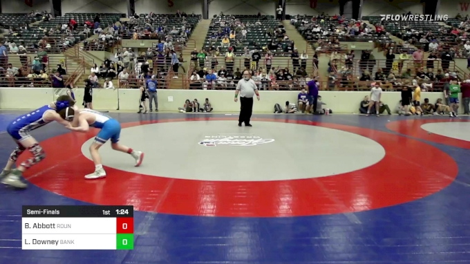 81 lbs Semifinal - Beau Abbott, Roundtree Wrestling Academy vs Luke ...
