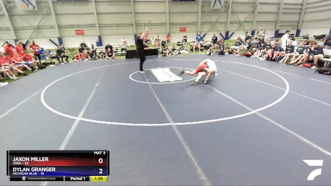 152 lbs Round 1 (8 Team) - Jaxon Miller, Iowa vs Dylan Granger ...