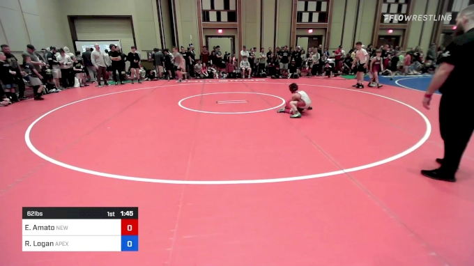 62 lbs Rr Rnd 1 - Enzo Amato, New Jersey vs Raphael Logan, Apex ...