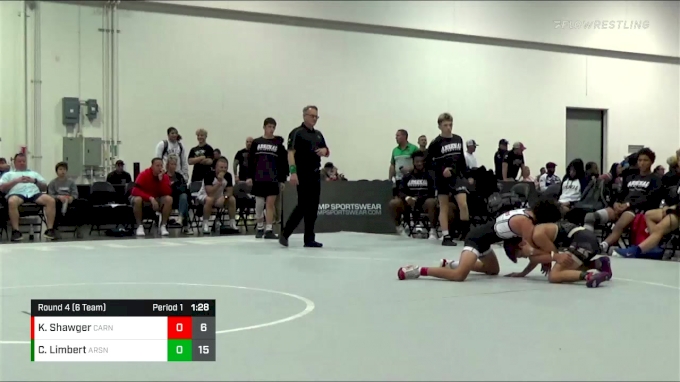 106 lbs Round 4 (6 Team) - Kane Shawger, Team Carnage vs Colyn Limbert ...