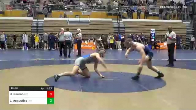 174 lbs Semifinal - Hunter Kernan, Pittsburgh vs Luca Augustine, Pitt ...