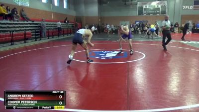 141 lbs Quarterfinal - Cooper Peterson, Wisconsin - Stevens Point vs ...