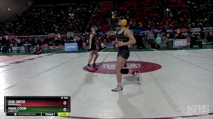 G 132 lbs Semifinal - Madi Cook, Lake City vs Zoe Ortiz, Bonneville