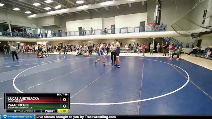 190 lbs Round 2 - Lucas Andtbacka, Salt Lake City vs Isaac McGee, Bruin ...