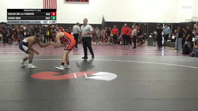 157 lbs Placement Matches (16 Team) - John Reg, Santa Rosa Junior ...