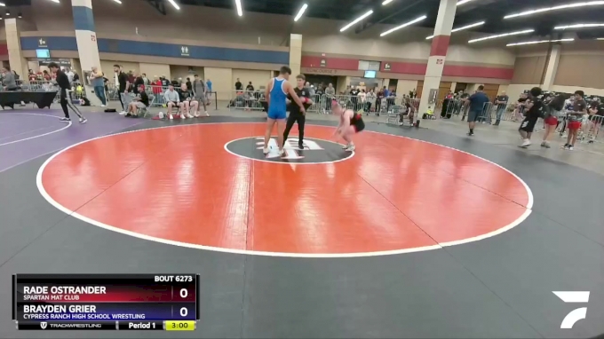 182 lbs Cons. Round 5 - Rade Ostrander, Spartan Mat Club vs Brayden ...