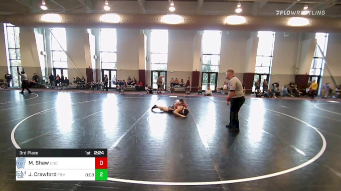197 lbs 3rd Place - Max Shaw, North Carolina vs John Crawford, Franklin ...