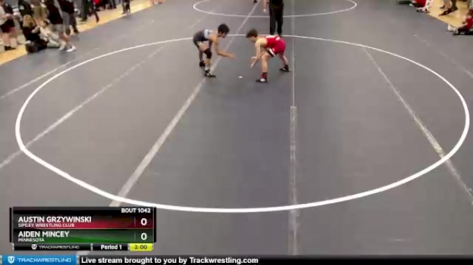 106 lbs Round 2 - Austin Grzywinski, Simley Wrestling Club vs Aiden ...