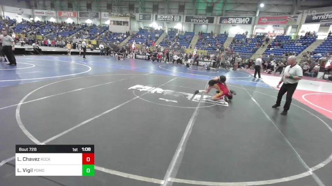 90 lbs Round Of 16 - Lucas Chavez, Rocky Ford vs Lance Vigil, Pomona Elite