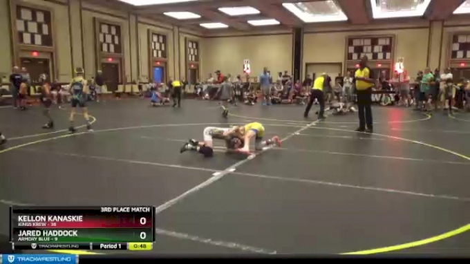 70 lbs Finals (8 Team) - Jared Haddock, Armory Blue vs Kellon Kanaskie ...