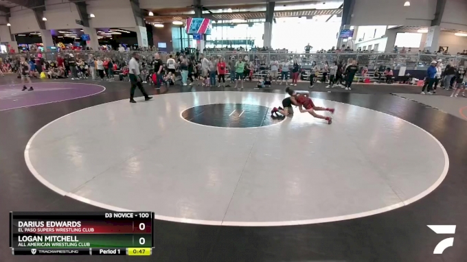 100 lbs Cons. Semi - Darius Edwards, El Paso Supers Wrestling Club vs ...