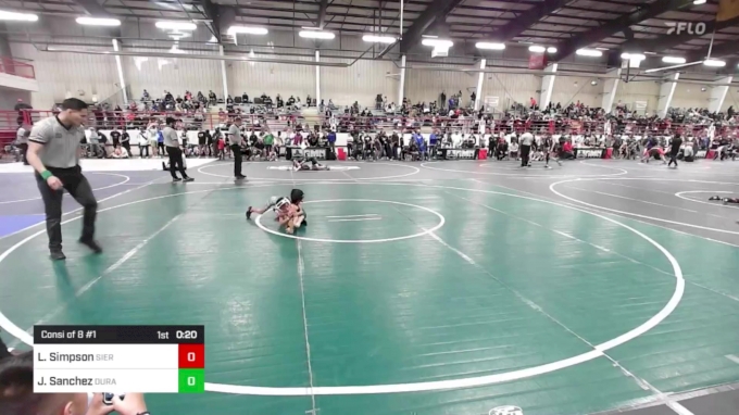 43 lbs Consi Of 8 #1 - Layla Simpson, Sierra Grande Panthers vs ...