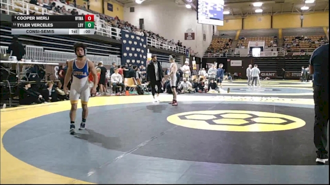 120 lbs Consolation - Cooper Merli, New York Military Academy vs Tyler ...