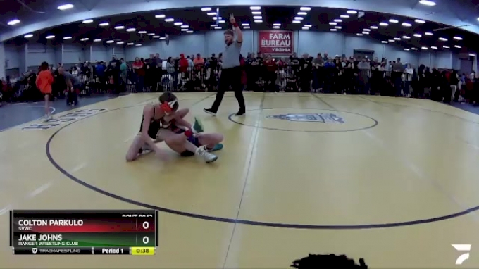71 lbs Quarterfinal - Colton Parkulo, SVWC vs Jake Johns, Ranger ...
