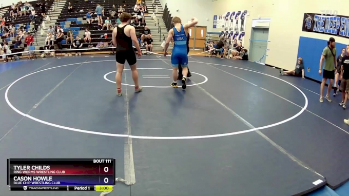 215 lbs Round 1 - Cason Howle, Blue Chip Wrestling Club vs Tyler Childs ...