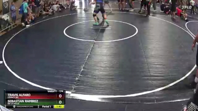 174 lbs Quarterfinal - Travis Alfaro, Legacy Wc vs Sebastian Ramirez ...