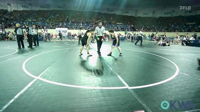 120 lbs Round Of 16 - Caden Russell, Tulsa Blue T Panthers vs Keith ...