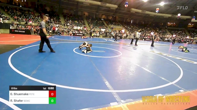 61 lbs Consi Of 16 #1 - Gabriel Shuemake, Poteau Youth Wrestling ...