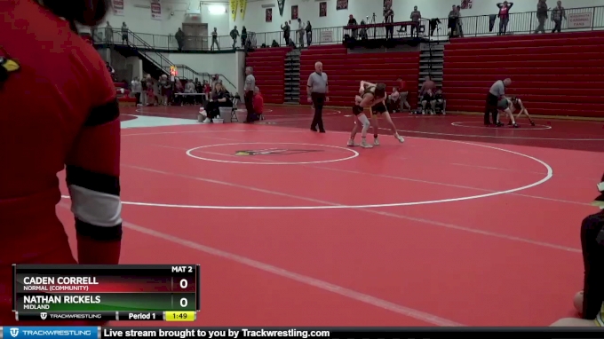 106 lbs Champ. Round 1 - Caden Correll, Normal (Community) vs Nathan ...