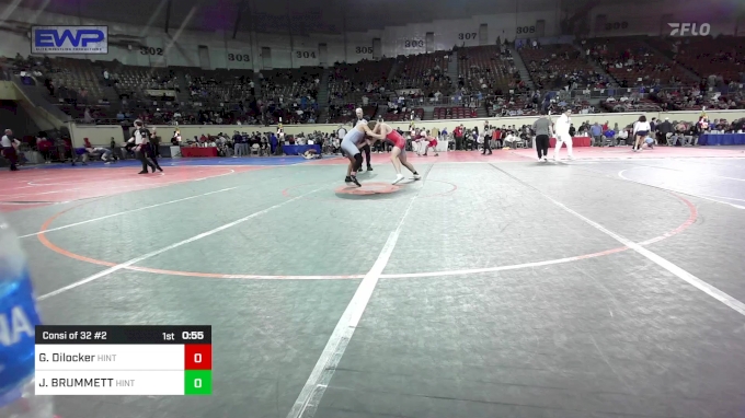 150 lbs Consi Of 32 #2 - Garrison Dilocker, Hinton Comets vs JACK ...