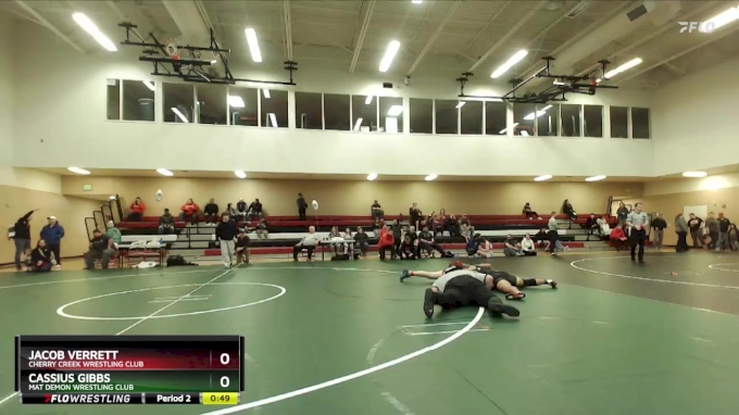 88 lbs Cons. Semi - Logan Cloutier, Lake Stevens Wrestling Club vs Levi ...